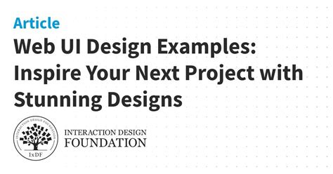 Web UI Design Examples: Inspire Your Next Project with Stunning Designs ...