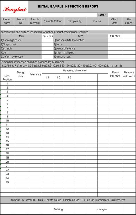 Image result for Engineering Inspection Report Example