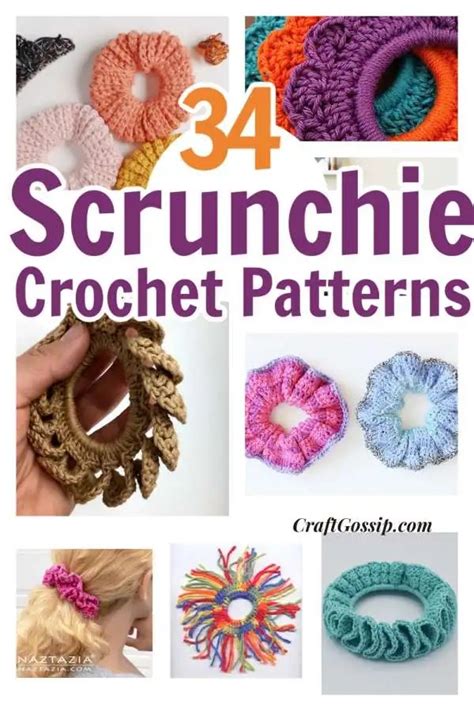 Image result for Crochet Pattern for Scrunchie
