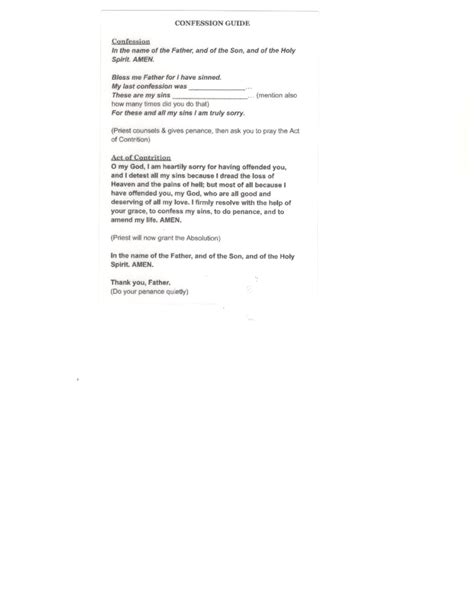 Image result for Step by Step Confession Guide