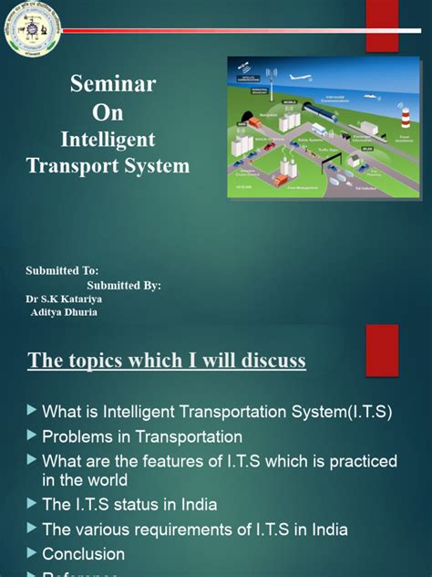 Intelligent Transportation System ITS | PDF | Transport | Road Transport
