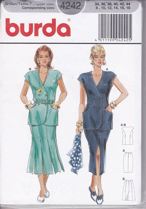Image result for Free Printable Sewing Patterns Burda