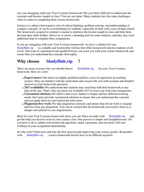 Image result for Answers Homework Sheet Week 9 Science