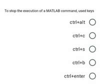 Image result for How to Stop MATLAB Execution in Function