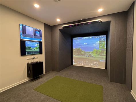 Image result for Golf Simulator Modern Setup
