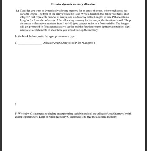 Image result for Dyanamic Memory Allocation of Array 1D