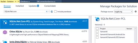 Image result for ListView's From SQLite Database in Xamarin
