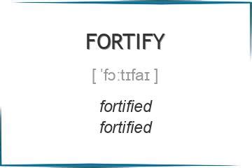 Image result for Define Fortify