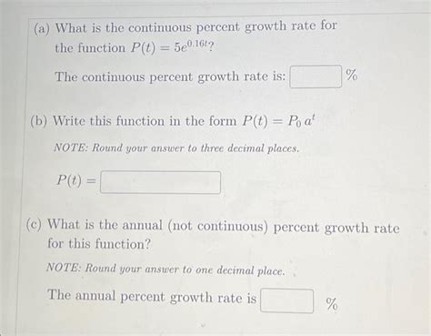 Image result for Continuous Growth Rate Formula