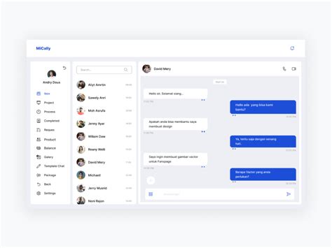 Image result for Messenger UI/UX Design
