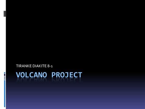 Image result for Volcano Project