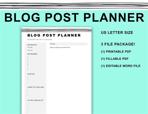 Image result for Post Planner. Excel