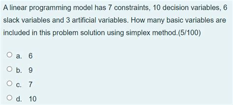 Image result for How Many Decision Variables in Linear Programming
