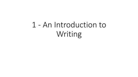 Image result for Introducing Writing