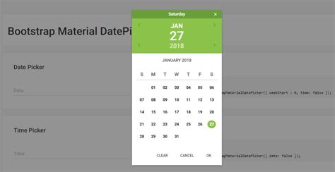 Image result for Bootstrap DateTimePicker Clor Coding