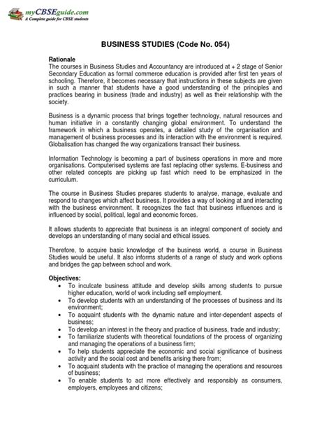 Image result for Business Studies Code