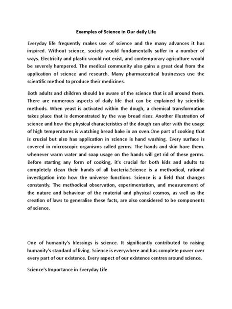 Image result for Examples in Science