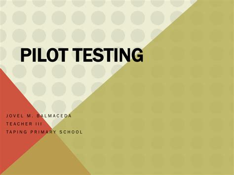 Image result for Pilot Testing Method for Curriculum