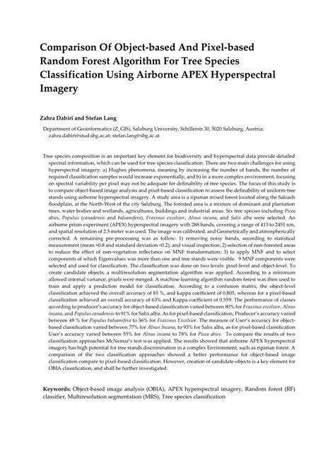 Image result for Random Forest Pixel Classification