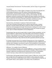 Image result for Derrida Post Modern Idea