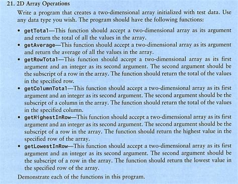 Image result for 2D Array Operations