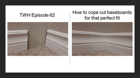 Image result for Coping Baseboard Corners