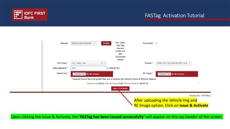 Image result for IDFC First Bank Fastag