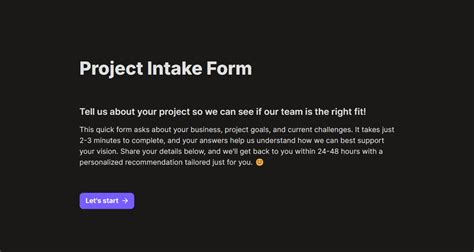 Image result for Open Project Intake Form