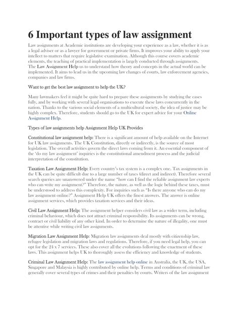 Image result for Categories of Law Assignment Example