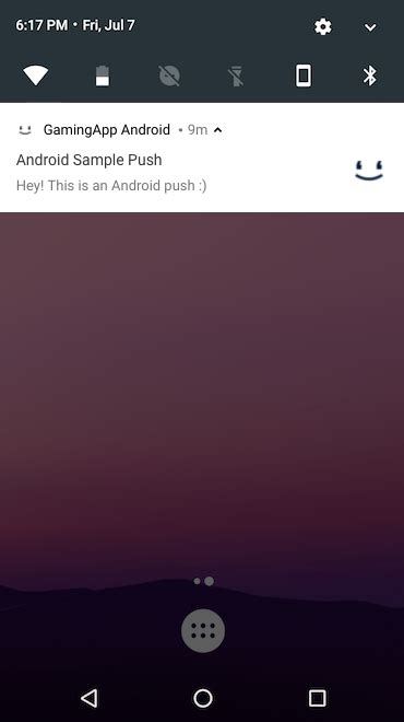 Image result for Push Message Display