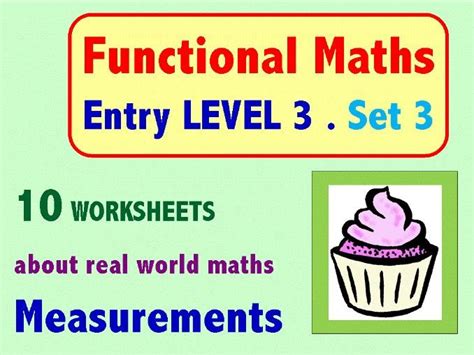 Image result for Functional Maths Entry Level 1 Work Sheets