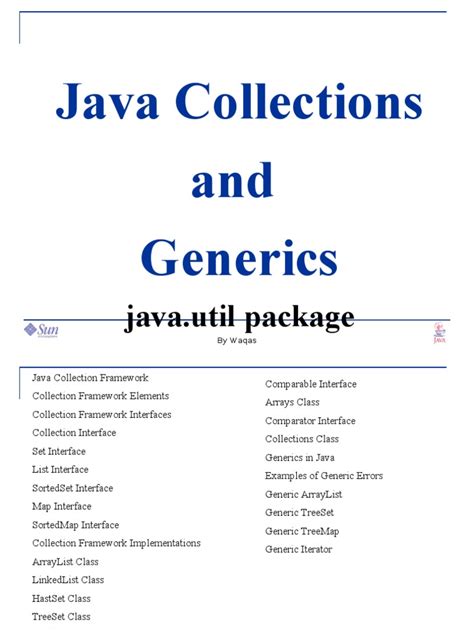 Image result for Java Generic Collections