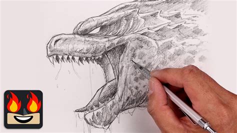 Image result for Godzilla Tutorial Draw Easy