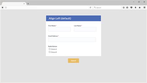 Image result for CSS Align Form Center