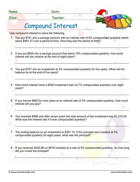 Image result for Math Problems with Compound Interest
