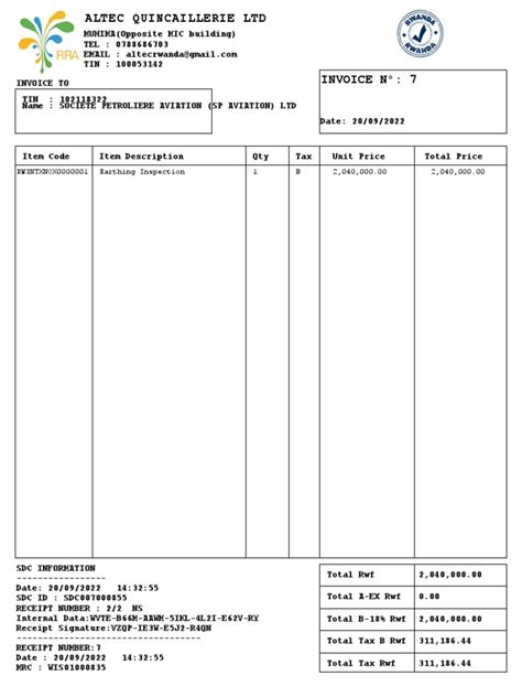 Image result for Contract Flying Invoice