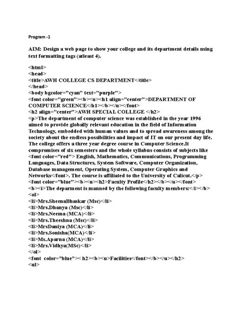Image result for Information Packages Computer Science HTML