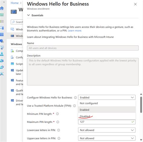 Image result for How to Disable Windows Hello