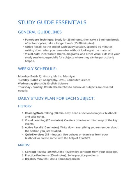 Image result for How to Write a Study Guide