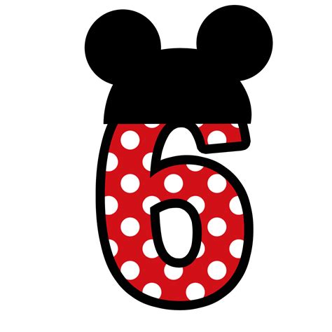 Image result for Minnie Mouse Numbers