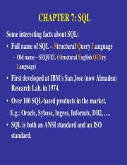 Image result for SQL Part 7 Databases
