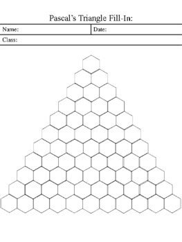 Image result for Pascal Pyramid Worksheets