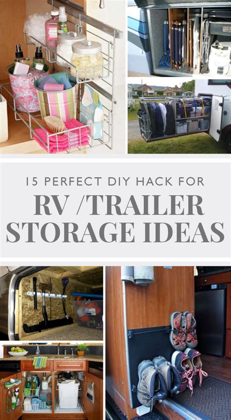 Image result for DIY RV Trailer Storage Compartment Projects