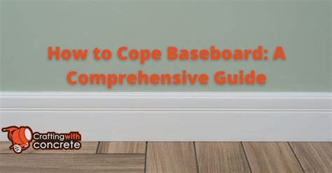 Image result for Coping Baseboard Corners