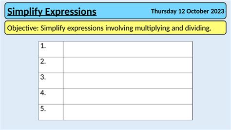 Image result for Simplify Math Expressions with Variables Using Division