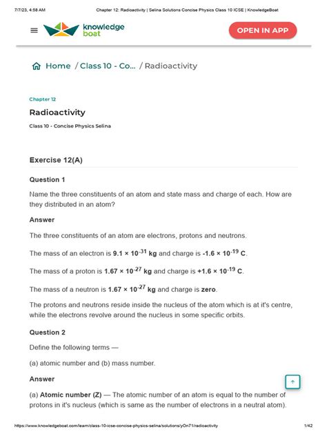 Image result for What Is Radioactivity Class 12