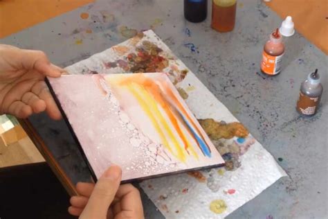Image result for Painting Landscape Using Alcohol Inks