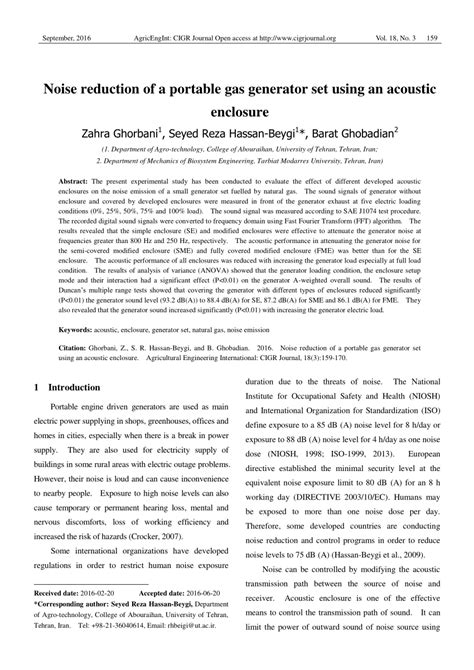 Image result for Portable Generator Noise Reduction Box