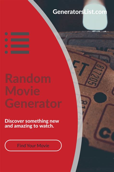 Image result for Random Movie Generator