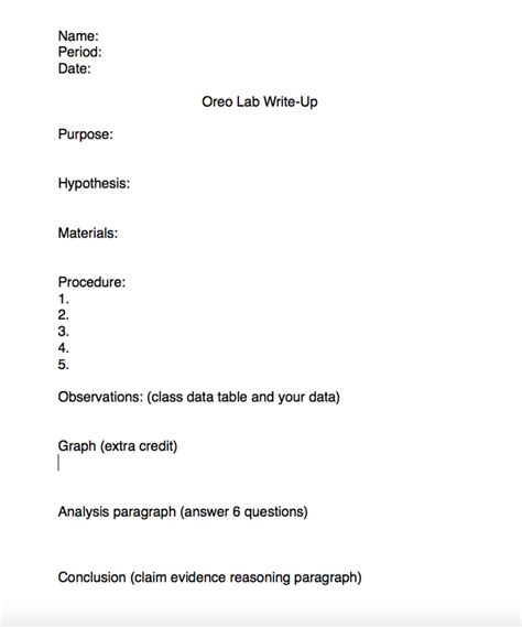 Image result for Cape Lab Write Up Format